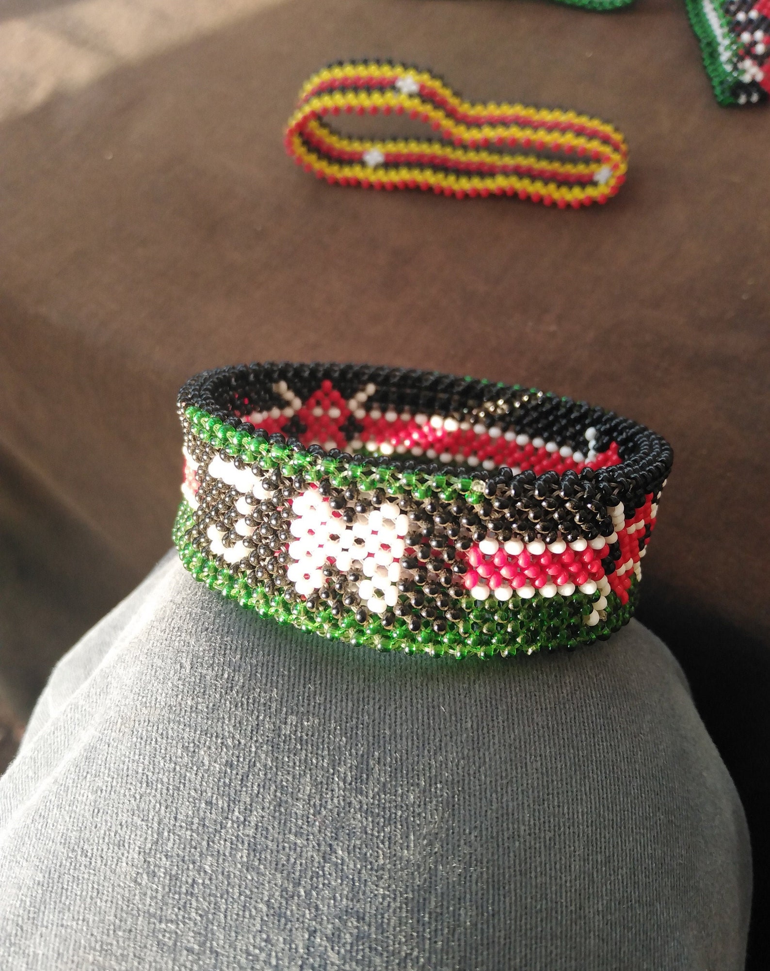 Wholesale Kenyan Flag Handmade Personalized Bracelet.patriotic - Etsy
