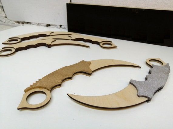 Laser Cut Karambit Knife. Laser Cut Files SVG DXF CDR Vector - Etsy