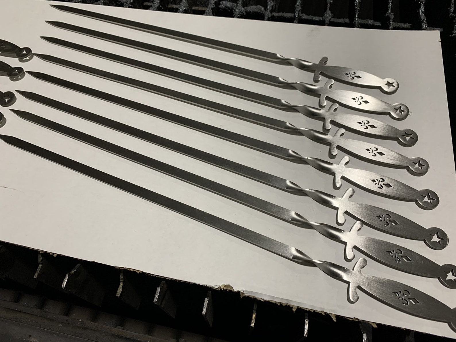 Skewer. Stainless Steel. Laser Cut Files SVG DXF CDR Vector - Etsy