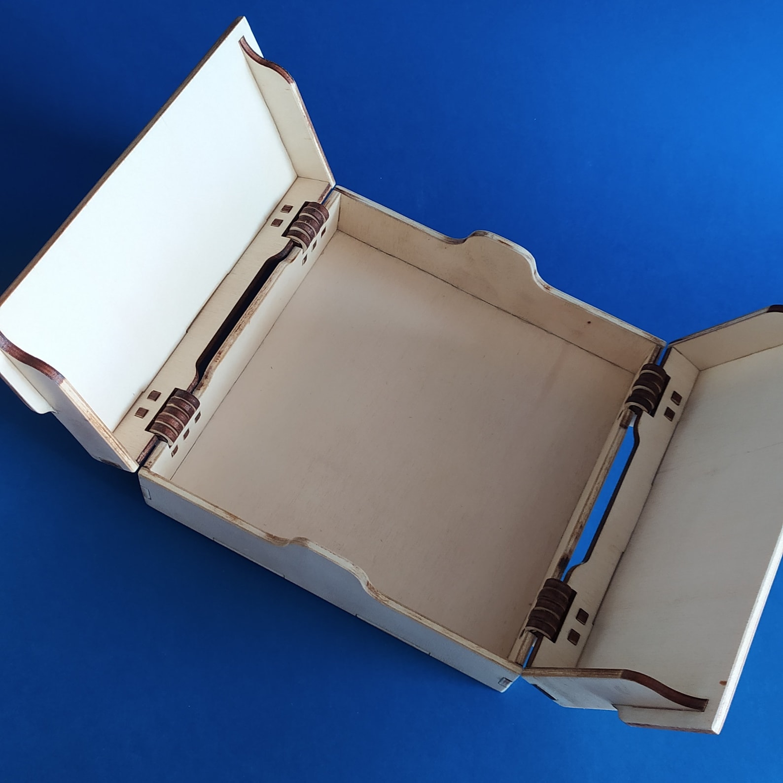 Laser Cut Box With Hinged Lid. Wooden Box With Lid. Vector Laser Cut ...