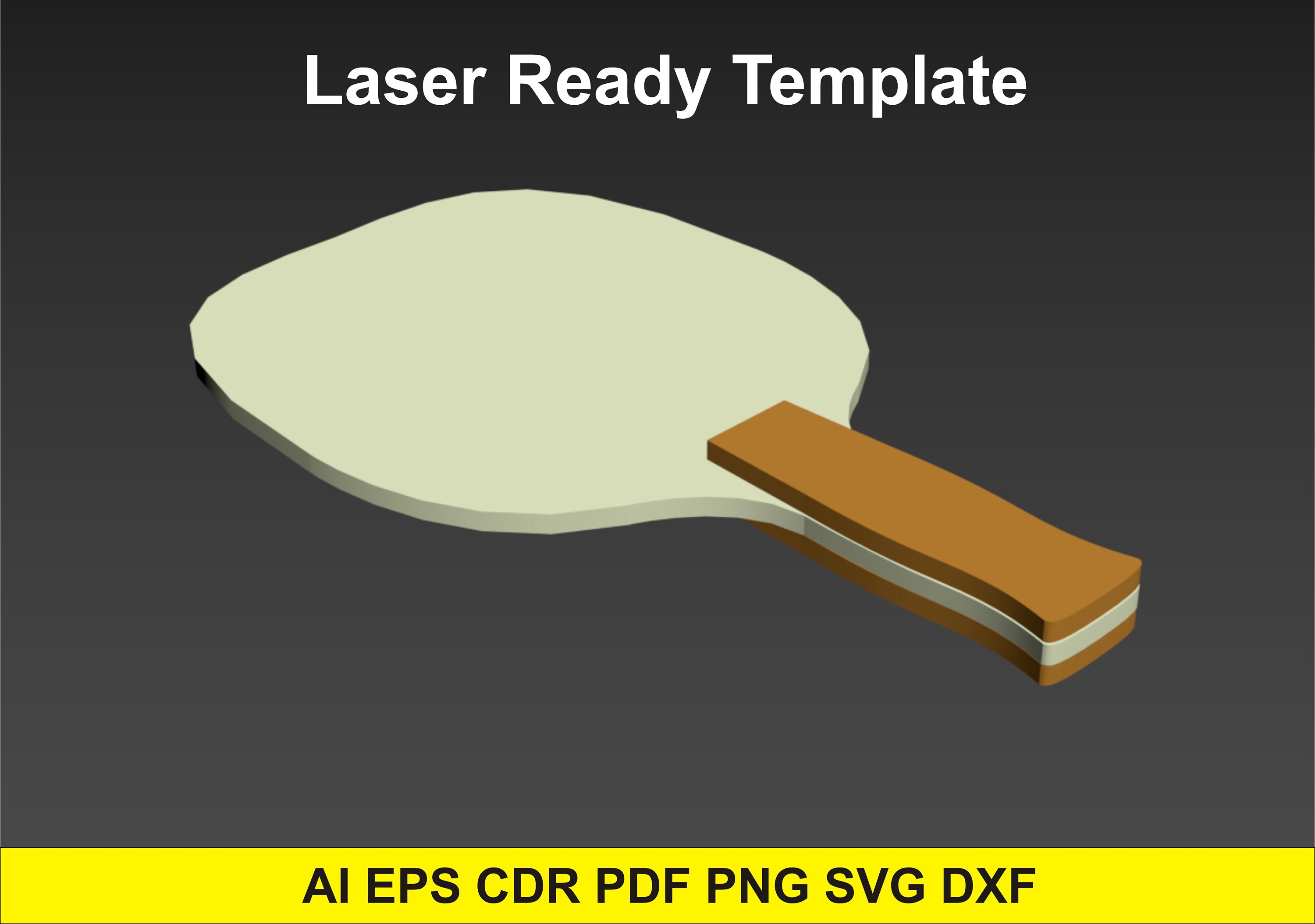 CNC Ping Pong Paddle and Ball Pattern 3D Design for Your CNC - Etsy