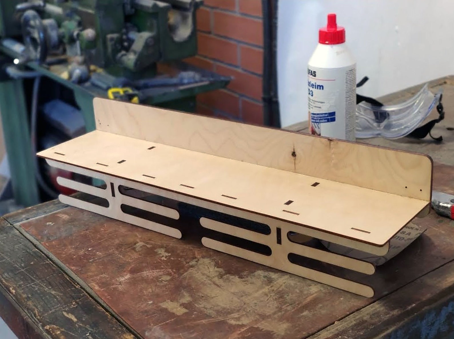 Laser Cut Wooden Medal Holder Hanger Display Rack With Shelf - Etsy