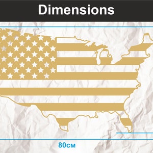 Map of USA Glowforge Laser Cut File, Instant Download Cutting Files ...