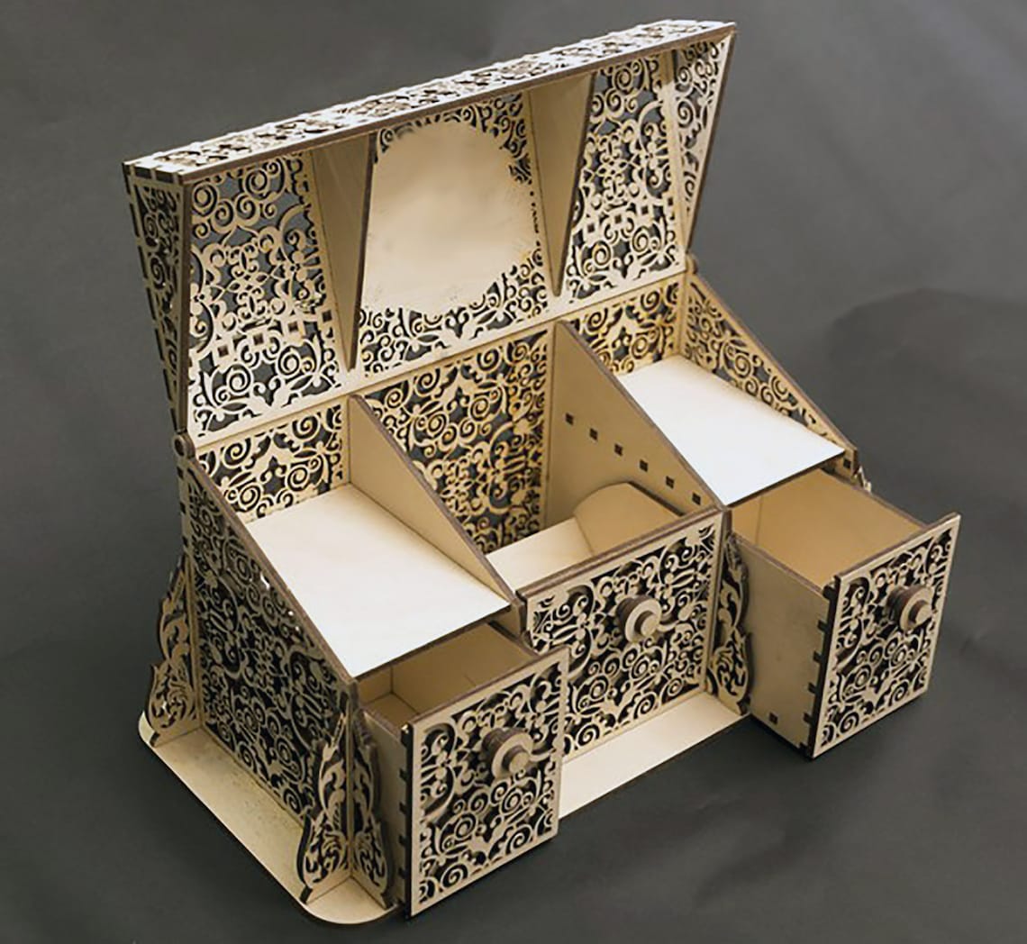 Jewelry Box Svg Cut File 535 - Etsy