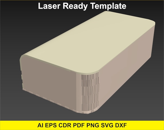 Cnc Plans Box Template Laser Cut Box Cnc Wood Box Template Dxf | Etsy