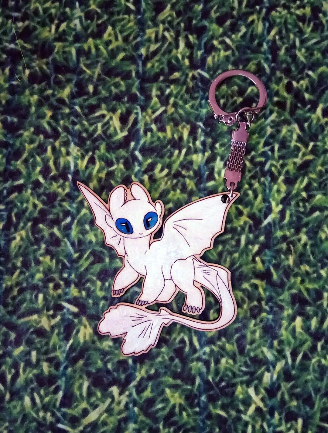 Laser Cut Toothless Nightfury White Fury Keychain 303 - Etsy
