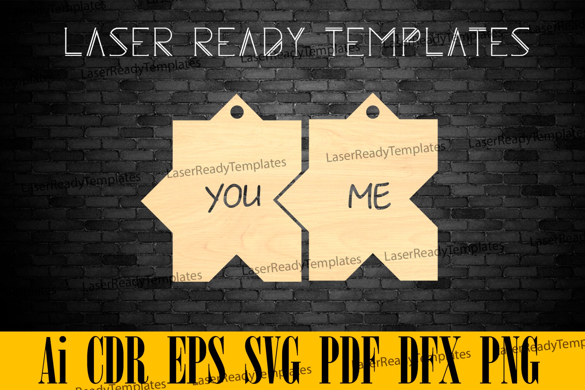 Key Chain Vector Laser Cut File Ai/dxf/cdr | Etsy