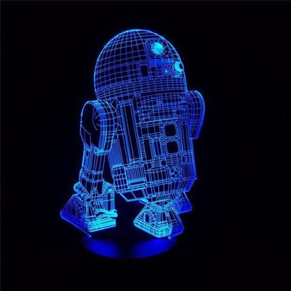Robot Lamp - Etsy
