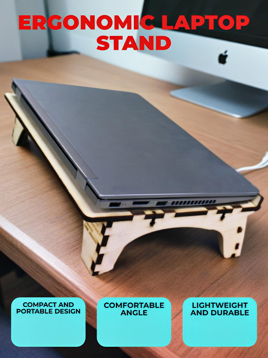 Laser Cut Notebook Stand. Laser Cut Files SVG DXF CDR Vector Plans ...