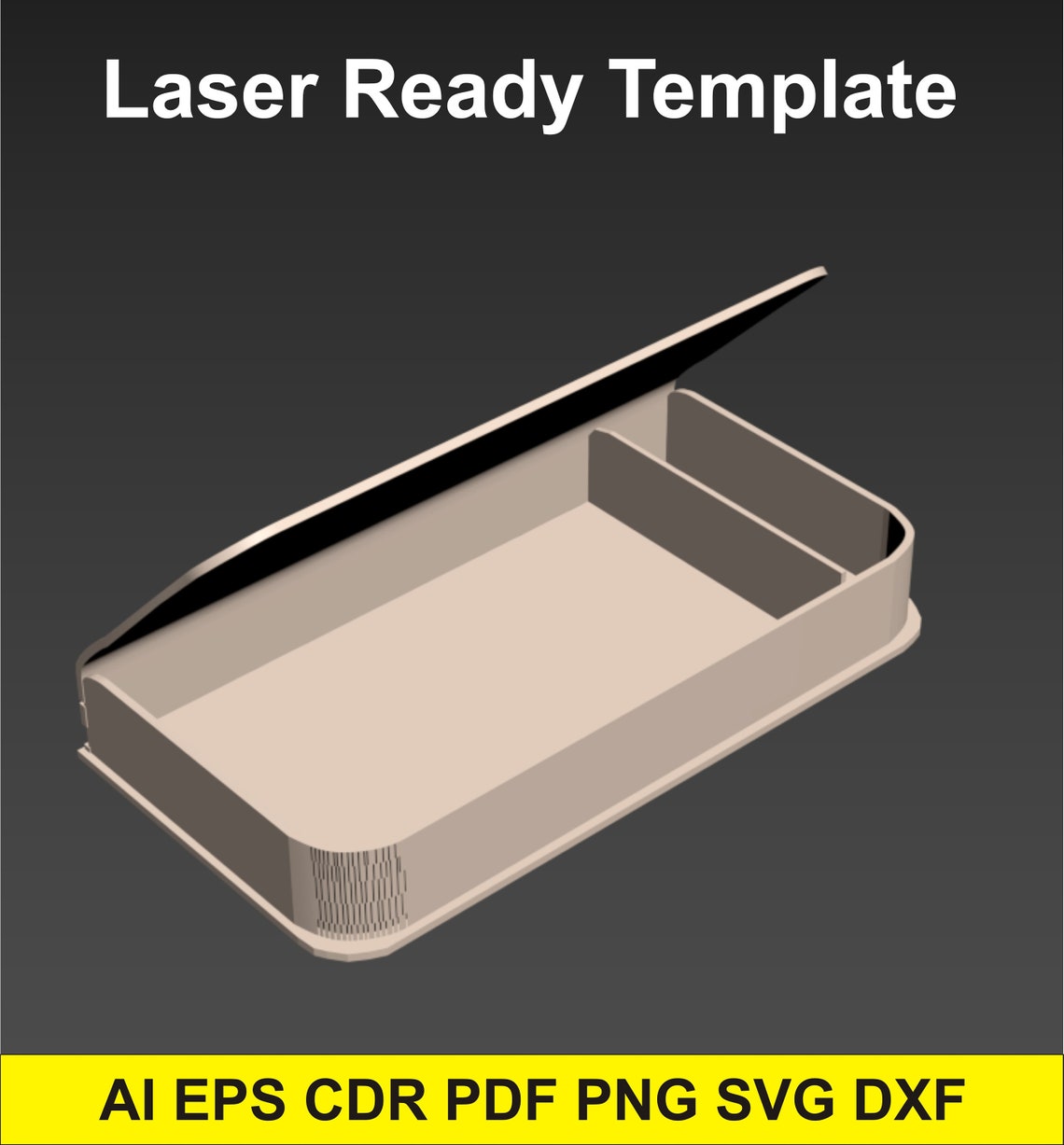 Cnc Plans Gift Box Template Laser Cut Box Cnc Wood Box Template Dxf ...