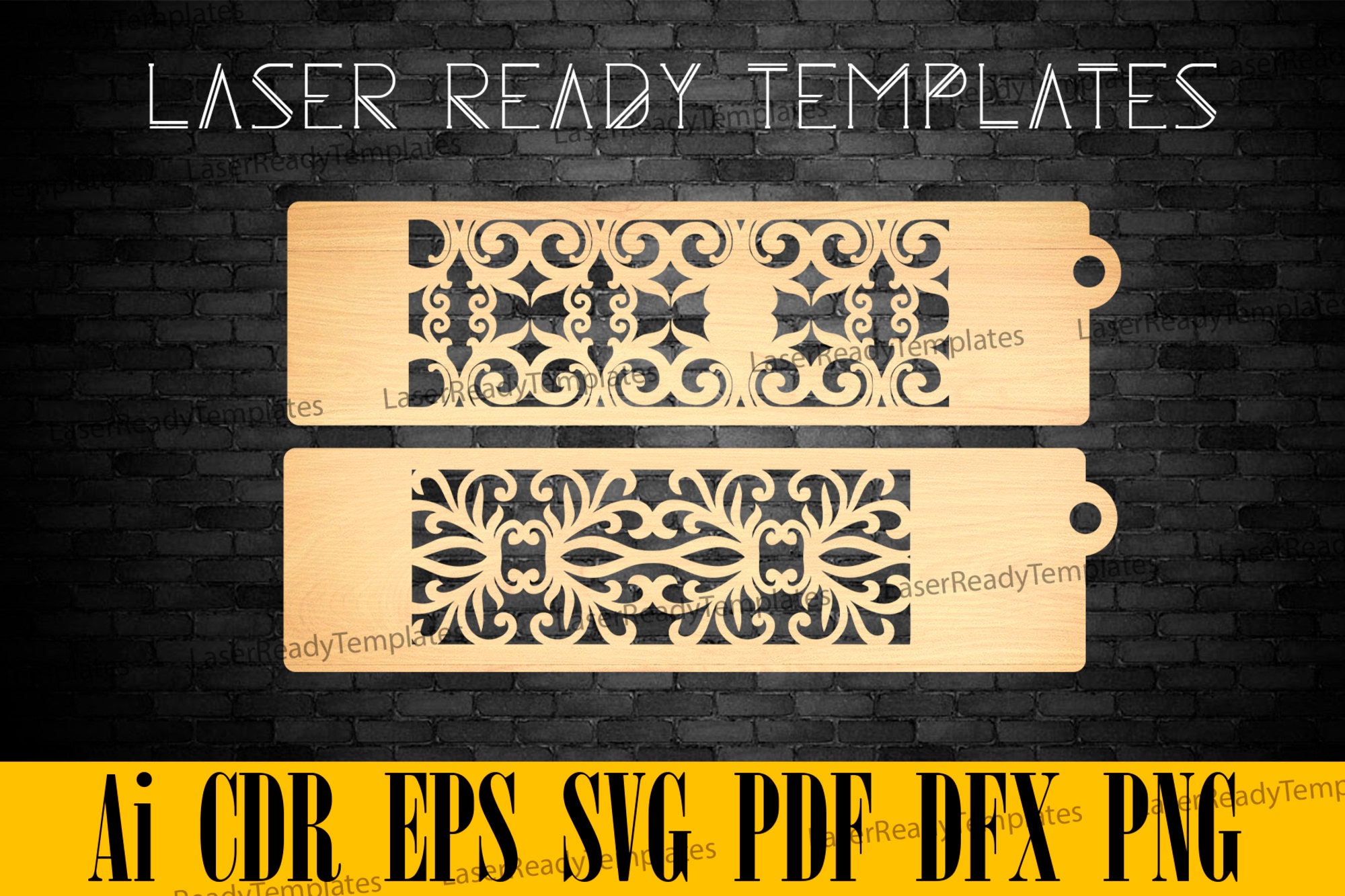 Bookmark Vector Laser Cut File Ai/dxf/cdr - Etsy