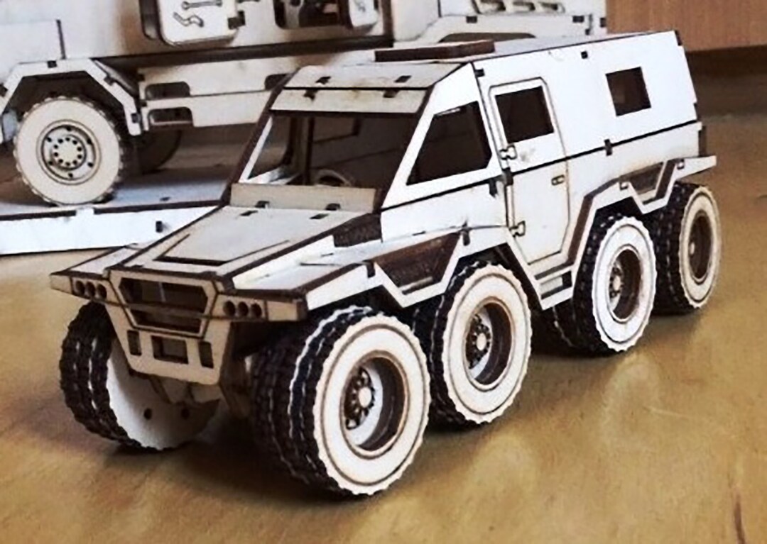 Laser Cut Armored Vehicle. Laser Cut Files SVG DXF CDR Vector Plans ...
