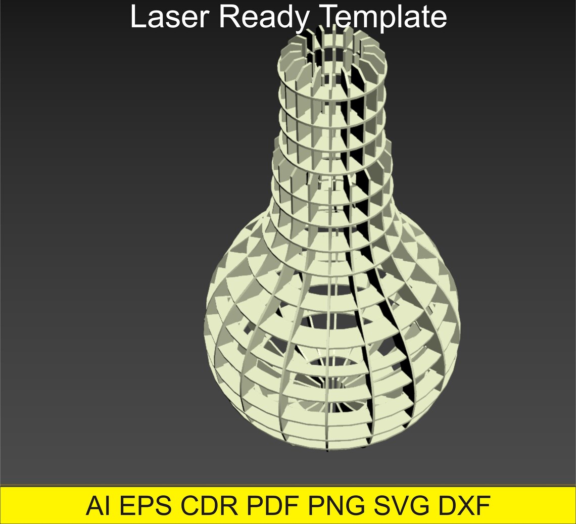 Parametric Lamp Cnc Wood Lamp Cnc Cnc Filefile Cnclaser - Etsy