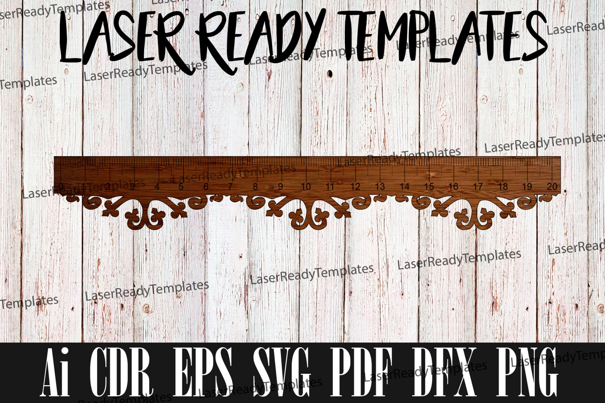 Ruler Vector Laser Cut File Ai/dxf/cdr - Etsy