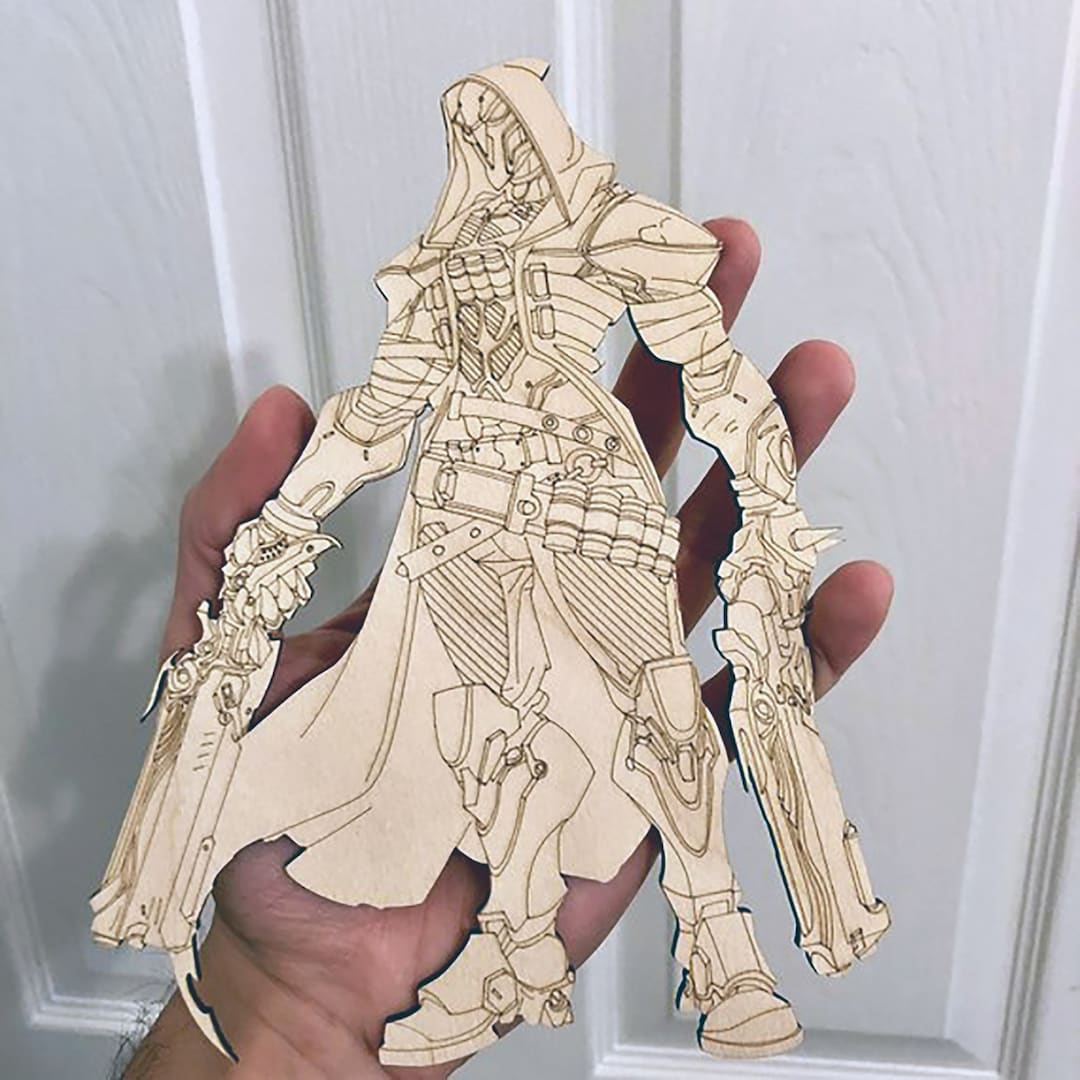 Laser Cut Overwatch Reaper Figma Action Figure 497 - Etsy