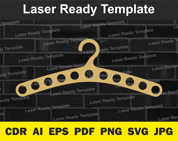 Hangers. Laser Cut Template. Hangers for Children Adults | Etsy