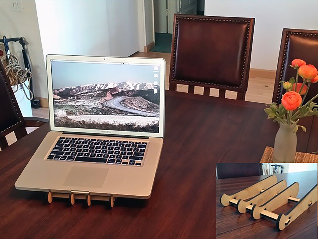 Laptop Stand Laser Cut. Laser Cut Files SVG DXF CDR Vector Plans, Files ...