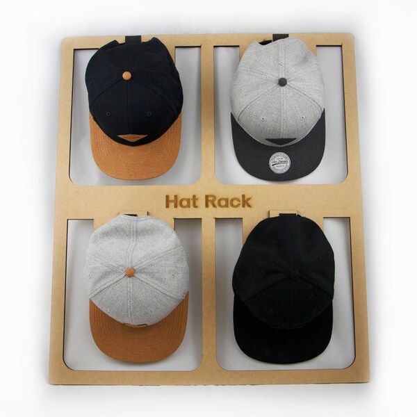 Laser Cut Hat Rack - Etsy