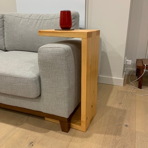 Side Table for Couch Arm Table for Sofa Arm Chair Arm Rest Table ...