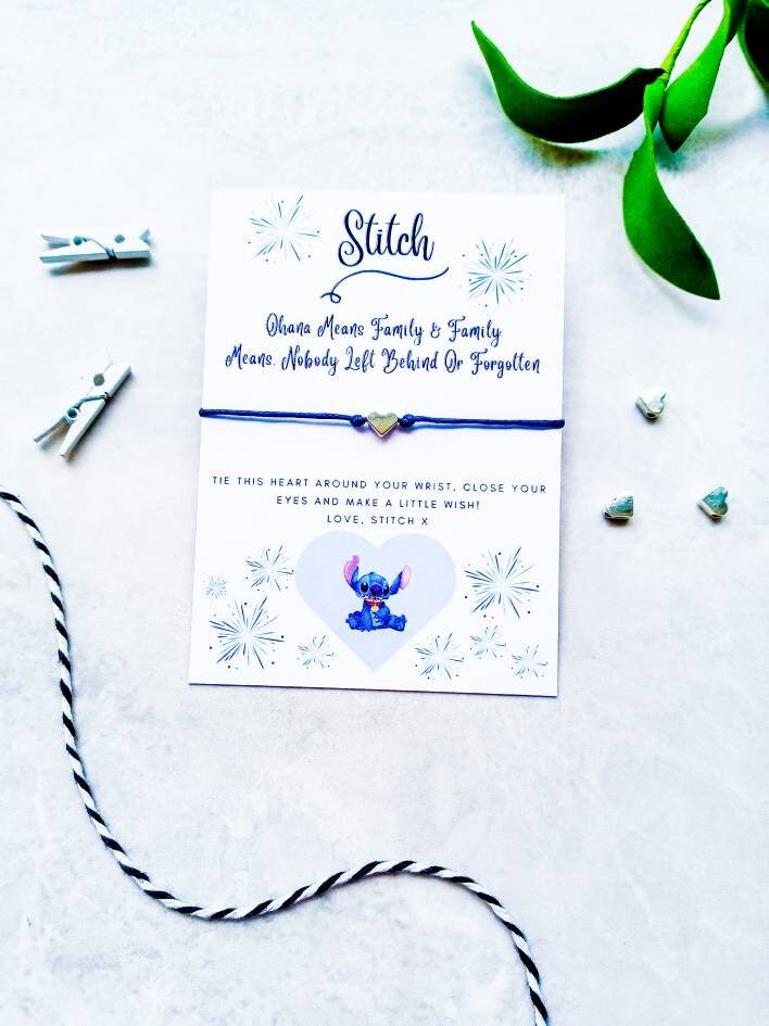 Disney Stitch Wish Bracelet Leo & Stitch Inspired Charm - Etsy UK