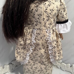 Colonial Gown With Cameo Jewel and Pinner Cap for 18" Doll - Etsy