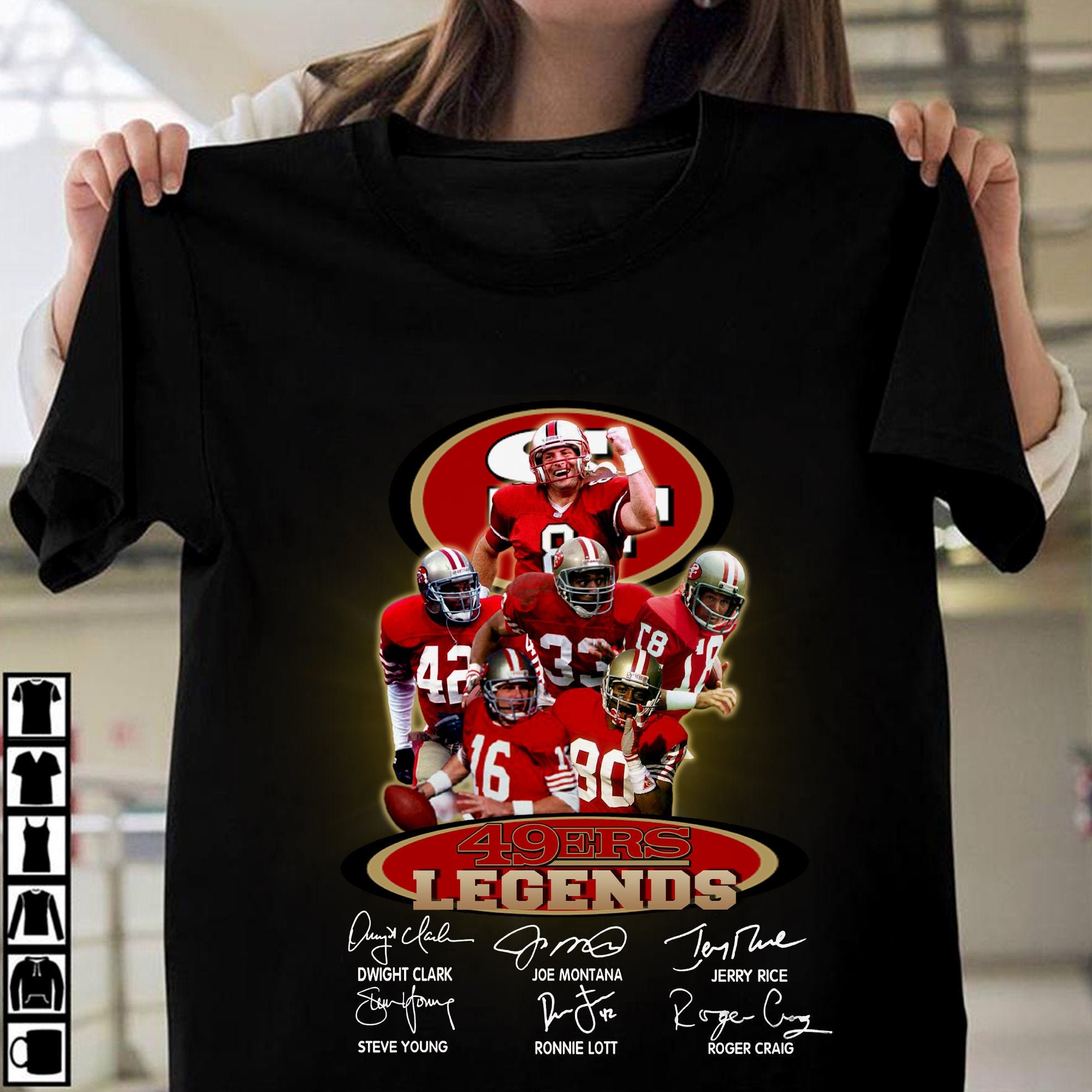 San Francisco 49ERS Legends American Football T-Shirt San | Etsy
