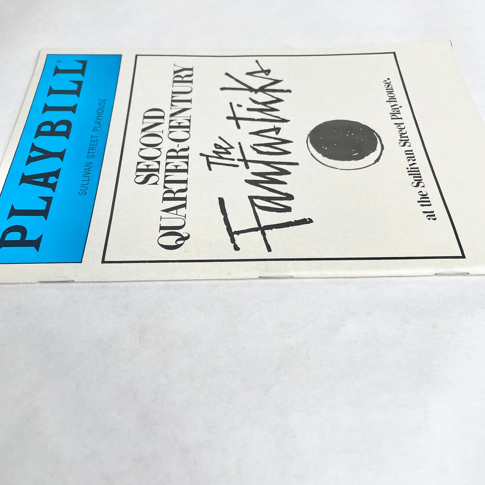Vintage Playbill THE FANTASTICKS 1986 Sullivan Street Playhouse Tom ...