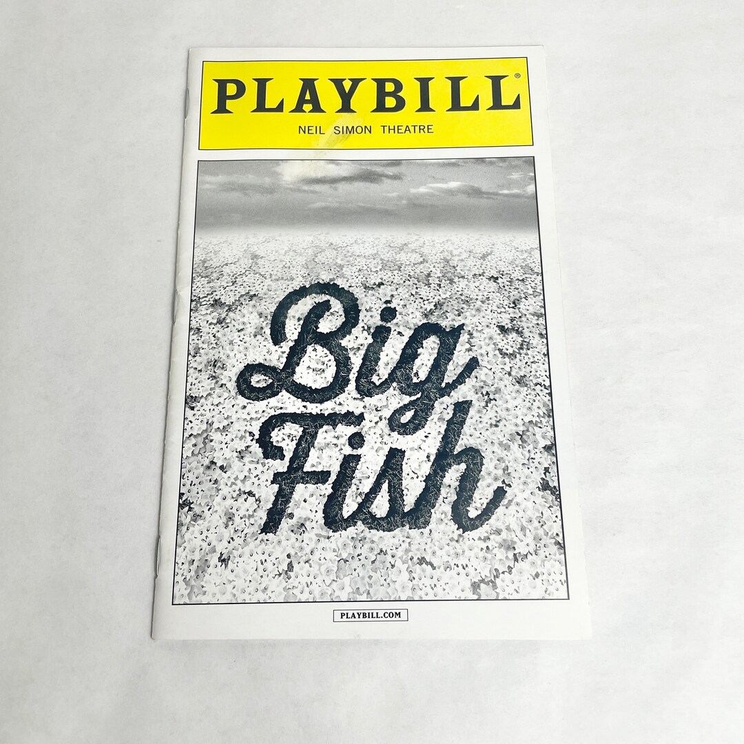 BIG FISH Playbill Original Broadway Cast Norbert Leo Butz Kate Baldwin ...