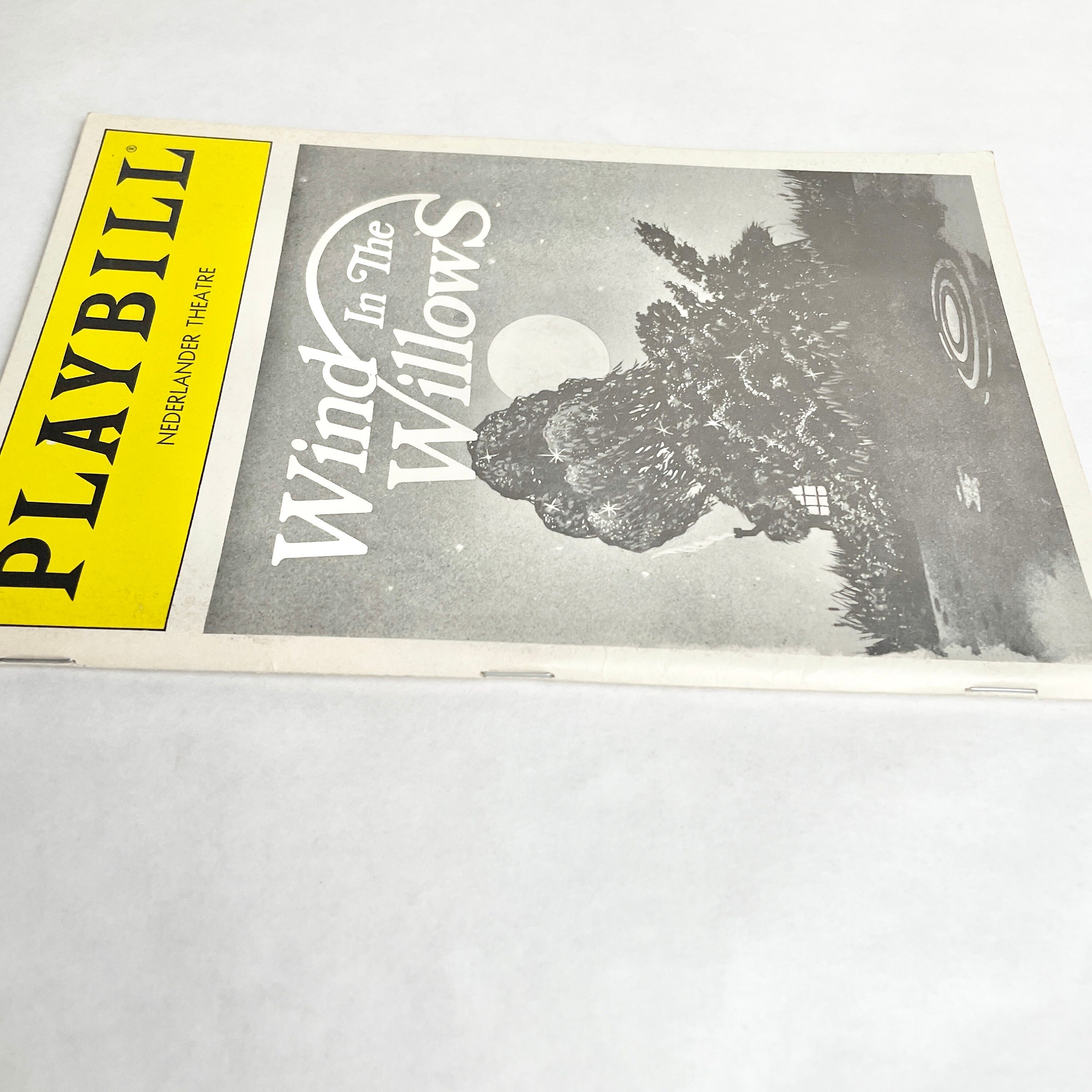 VINTAGE PLAYBILL Wind in the Willows 1985 FLOP Musical Nederlander ...