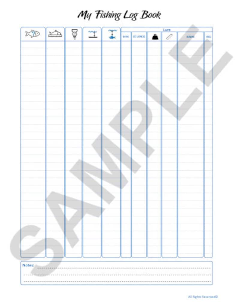 Awesome Fishing Log Book, Visual and Practical Journal: Record Your ...