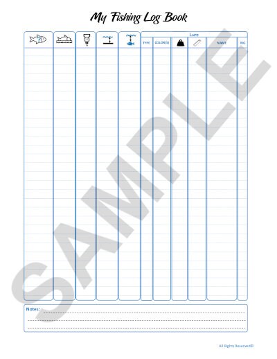 Awesome Fishing Log Book, Visual and Practical Journal: Record Your ...