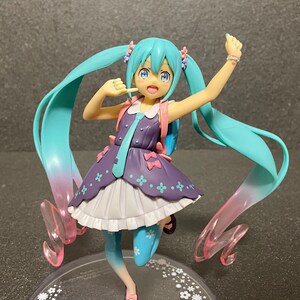 Hatsune Miku Vocaloid Spring Version Figure TAITO Authentic JAPAN Rare ...
