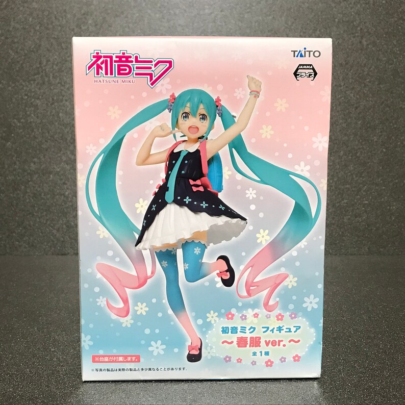 Hatsune Miku Vocaloid Spring Version Figure TAITO Authentic - Etsy