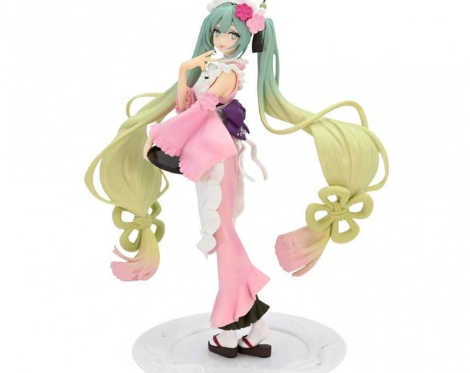 Hatsune Miku Vocaloid Sweet Sweets Figure Matcha Parfait Sakura Piapro ...