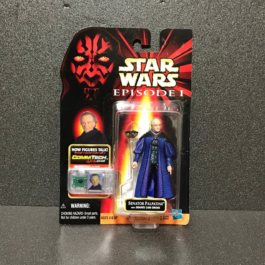 Star Wars Senator Palpatine With Senate Cam Droid Action Figure Hasbro ...