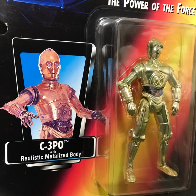 Star Wars C-3PO With Realistic Metalized Body Action Figure - Etsy