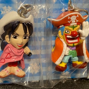 One Piece iron Mace Alvida & Buggy Mascot Figure Banpresto Japan ...