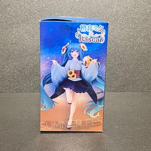 Hatsune Miku Araiguma Rascal Summer Fest Figure Vocaloid Furyu JAPAN ...