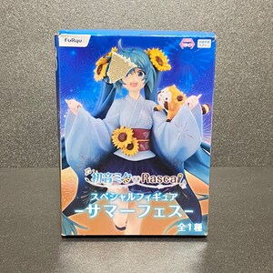 Hatsune Miku Araiguma Rascal Summer Fest Figure Vocaloid Furyu JAPAN ...