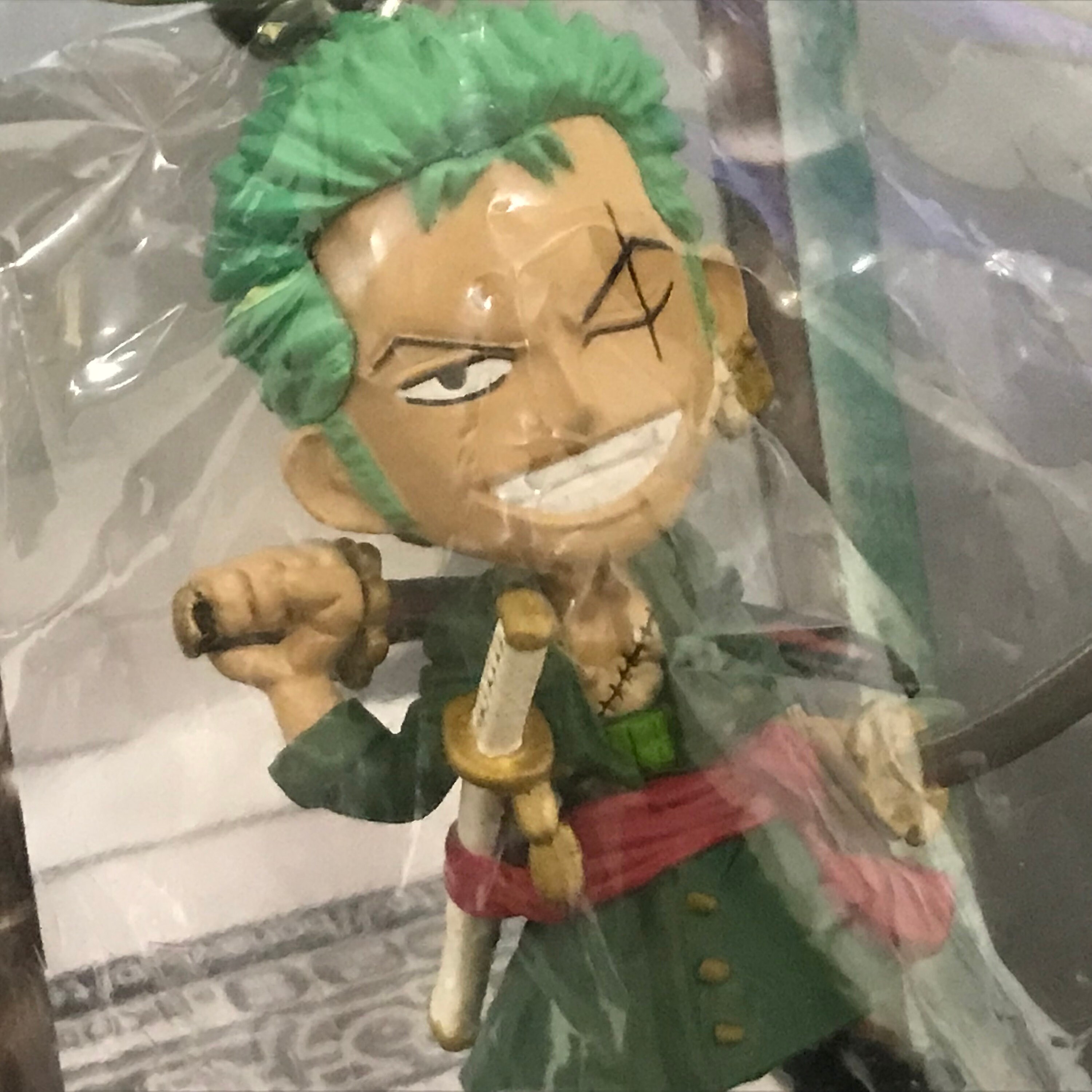 Roronoa Zoro Figure Key Chain One Piece Banpresto Japan - Etsy