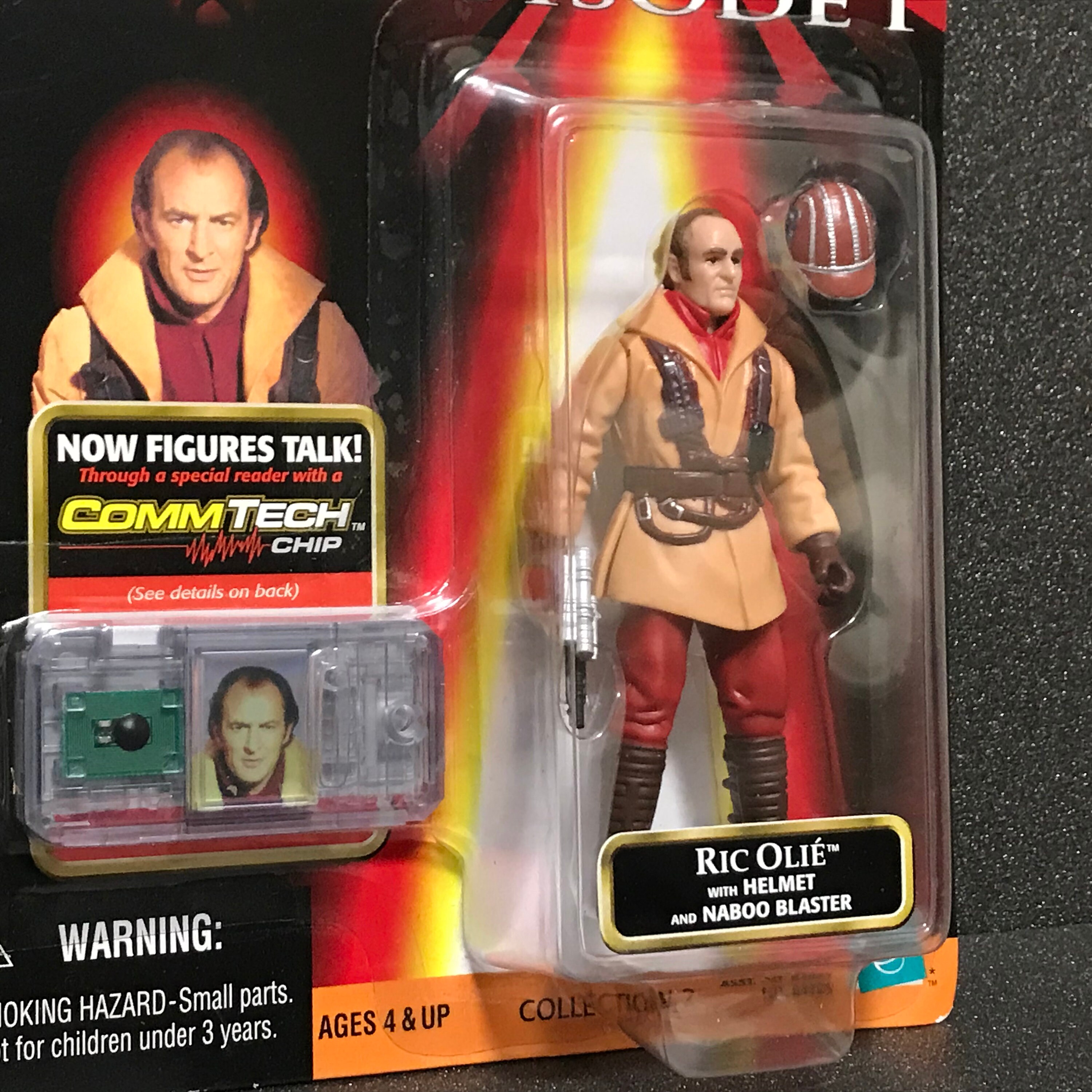 Star Wars Ric Olie With Helmet and Naboo Blaster Action Figure - Etsy