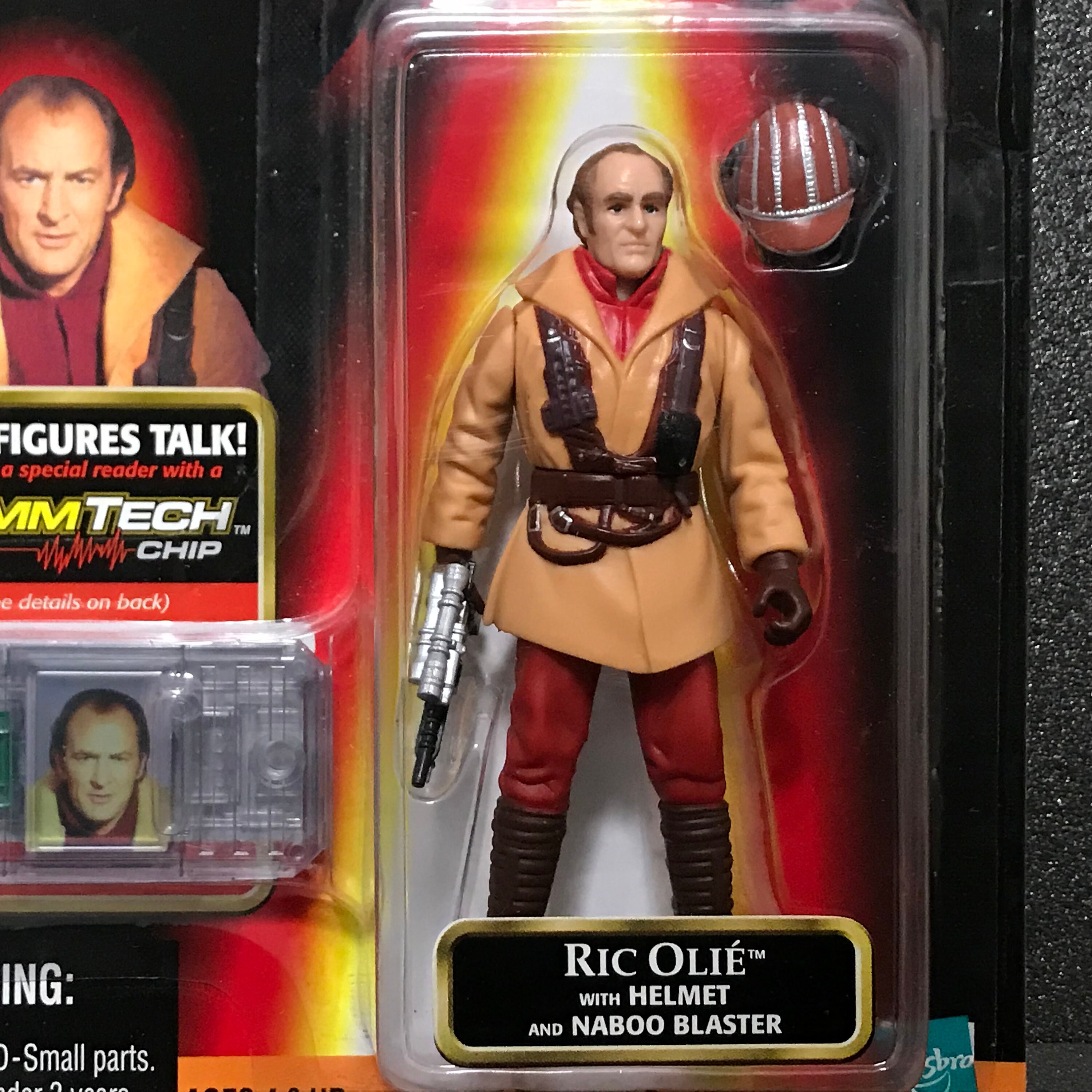 Star Wars Ric Olie With Helmet and Naboo Blaster Action Figure - Etsy