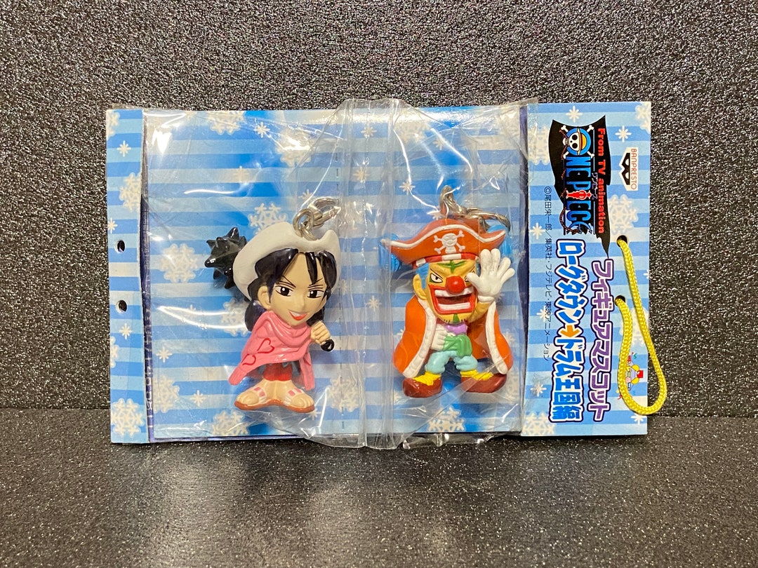 One Piece iron Mace Alvida & Buggy Mascot Figure Banpresto Japan ...