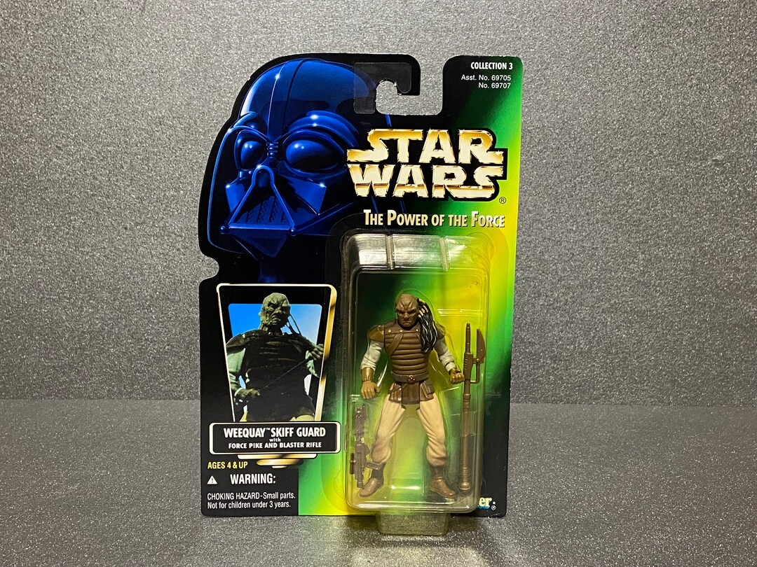 Star Wars Weequay Skiff Guard With Force Pike and Blaster Rifle Action ...