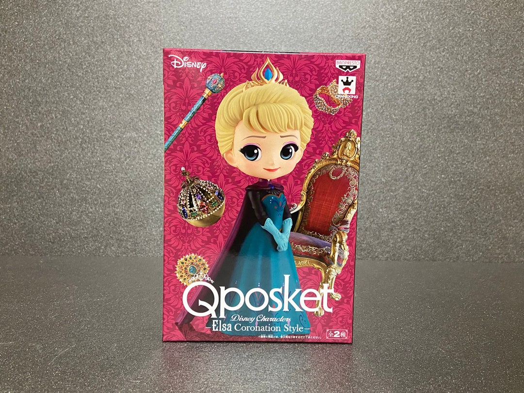 Elsa Figure 'frozen' Coronation Style Disney Qposket Banpresto JAPAN ...