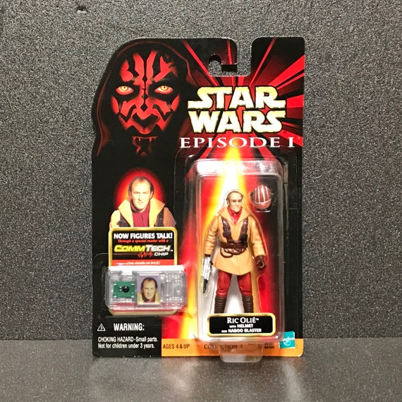 Star Wars Ric Olie With Helmet and Naboo Blaster Action Figure | Etsy