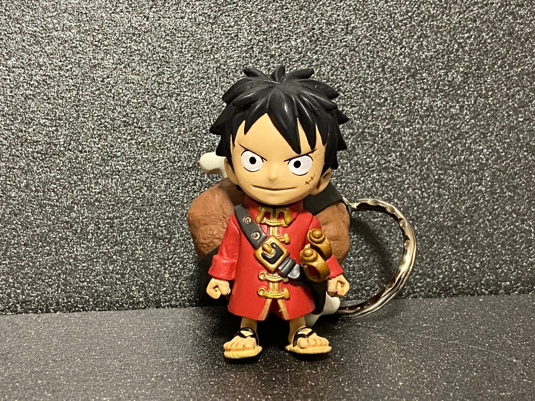 Monkey D. Luffy Figure Key Ring One Piece Banpresto Japan Authentic Key ...