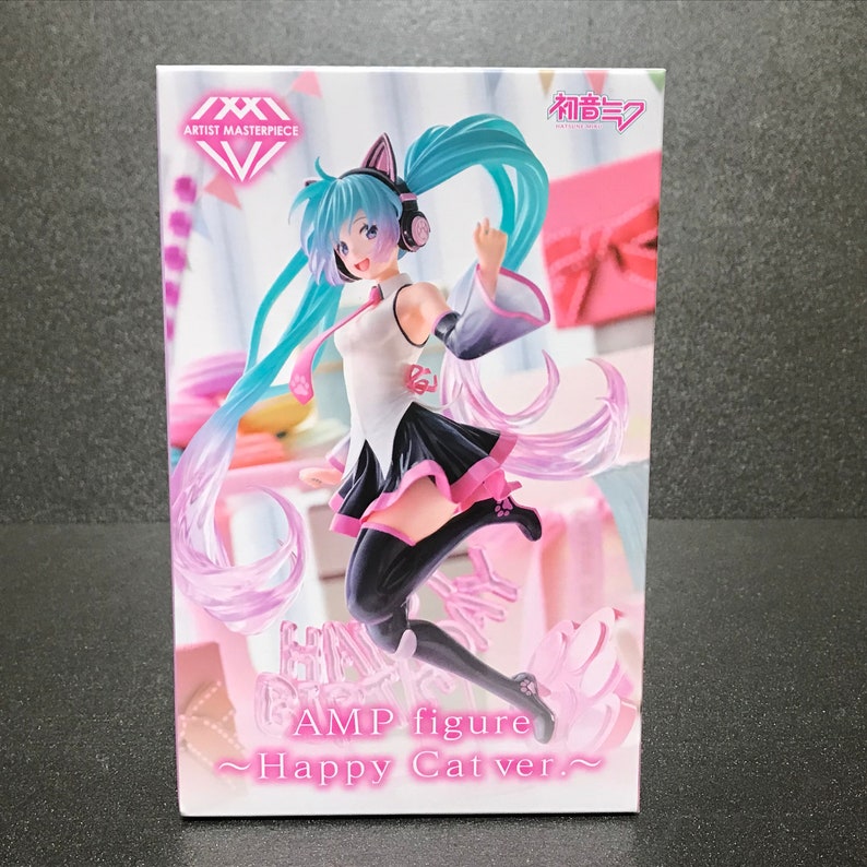 Hatsune Miku Vocaloid 14th Anniversary Happy Cat Ver. Figure - Etsy