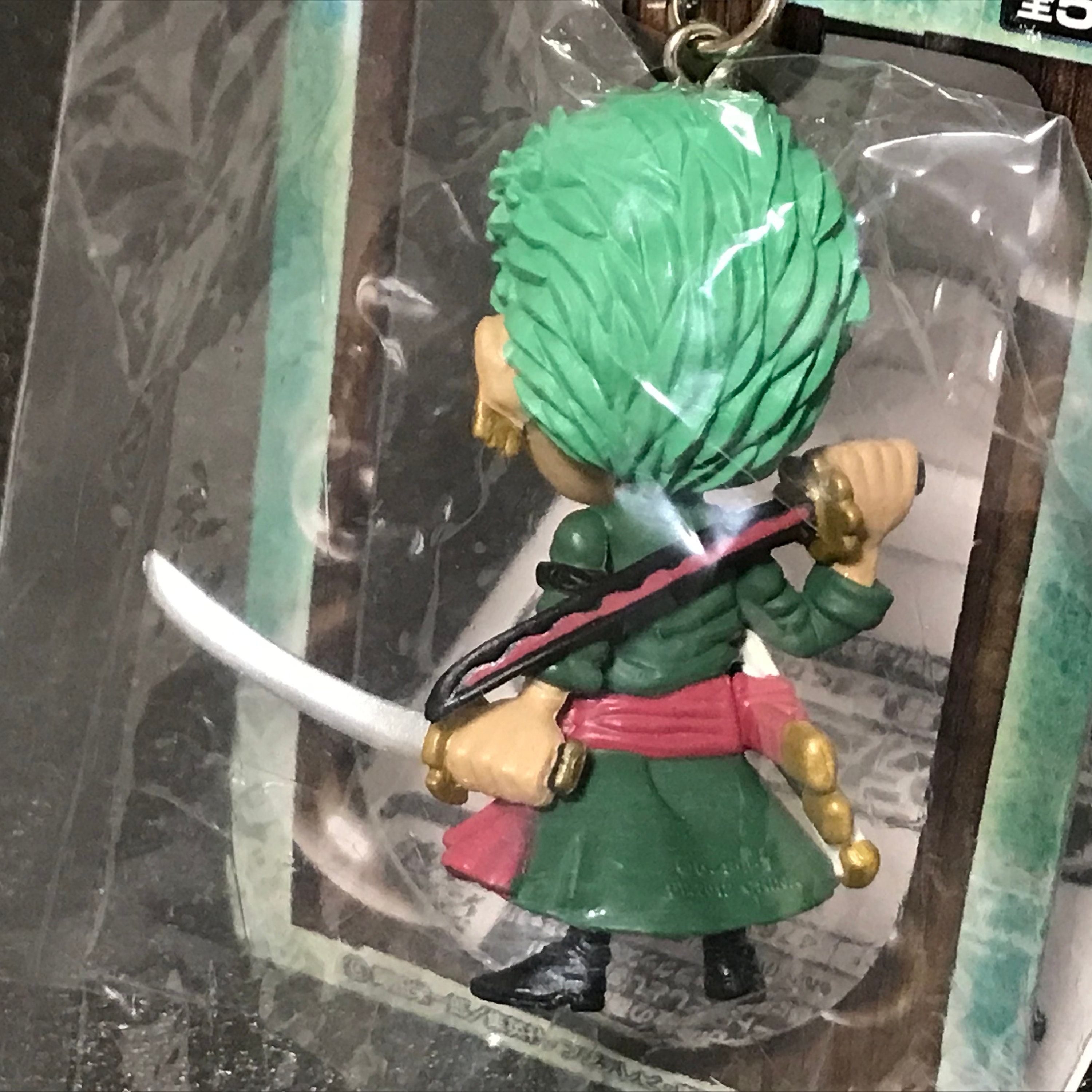 Roronoa Zoro Figure Key Chain One Piece Banpresto Japan - Etsy