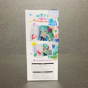 Hatsune Miku Figure 16th Anniversay Booota Ver. Luminasta Vocaloid SEGA Authentic JAPAN - Etsy